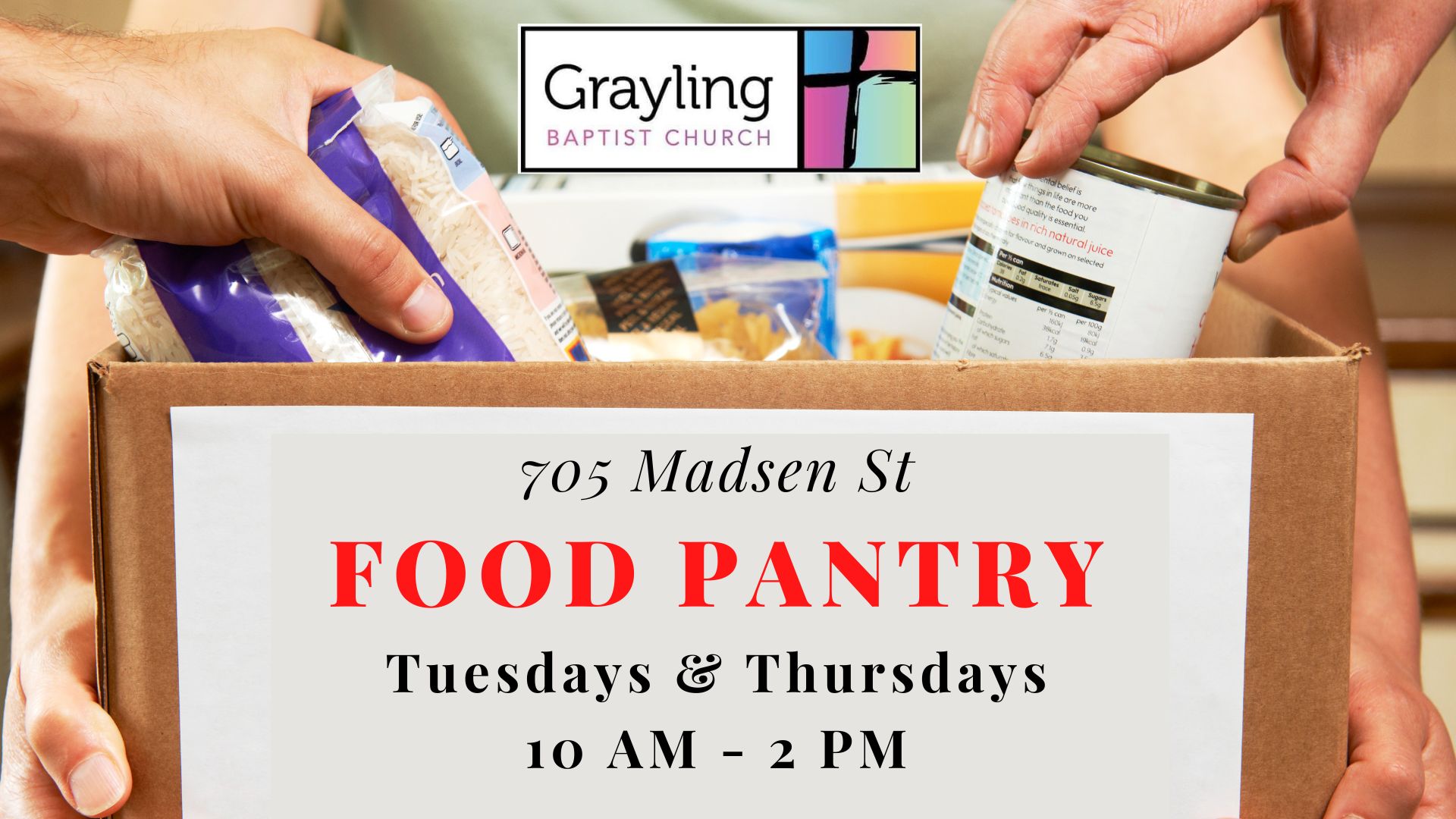 Food Pantry – Grayling Baptist Church